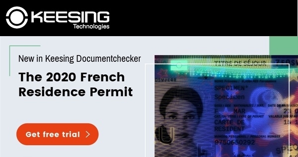 Infographic: France's 2020 residence permit - Keesing Technologies