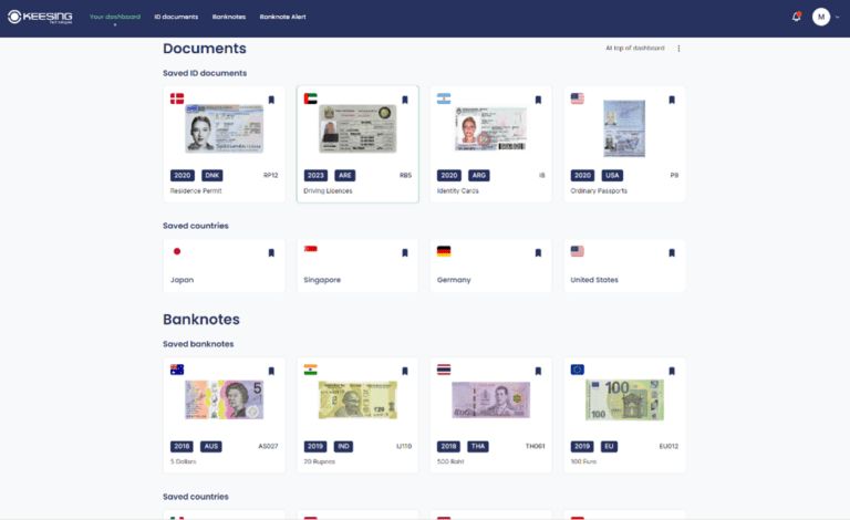 Exploring ID Document Databases for Manual Identity Verification - Keesing