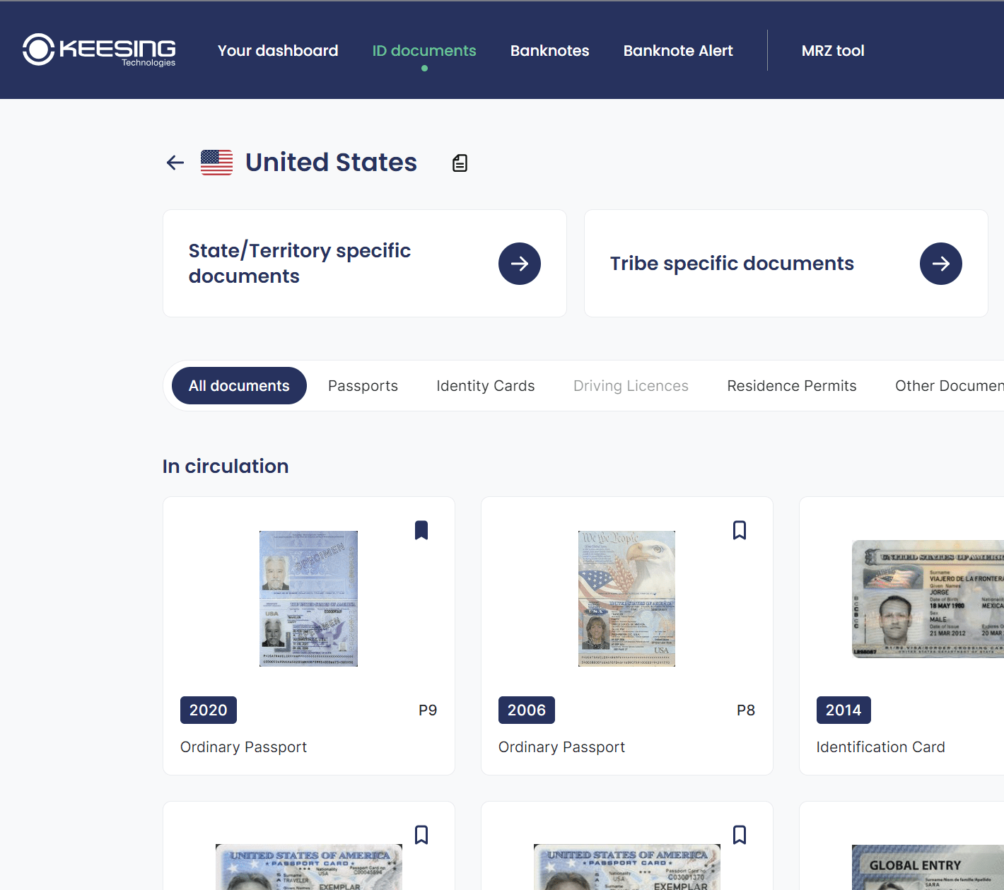 Verify American Ids Keesing Technologies