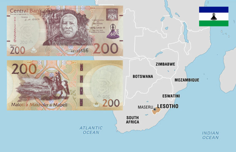 New in Documentchecker: Lesotho’s 200 Maloti Banknote - Keesing